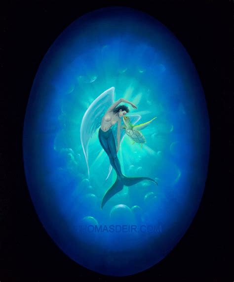 Mermaid And Angel Love