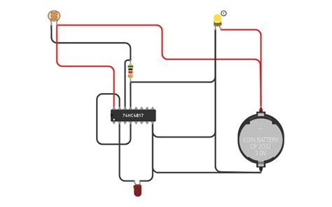 Circuit Design Object Detector Switch Tinkercad