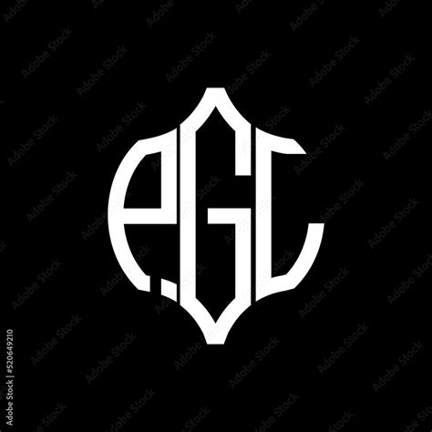 Pgl Letter Logo Pgl Best Black Background Vector Image Pgl Monogram Logo Design For