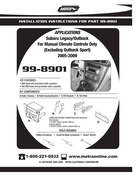 Pdf Inst99 7869 Metra Online · B C D Make Wiring Connections Using