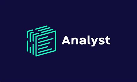 Premium Vector Data Analyst Logo Vector Statistic Chart Graphic