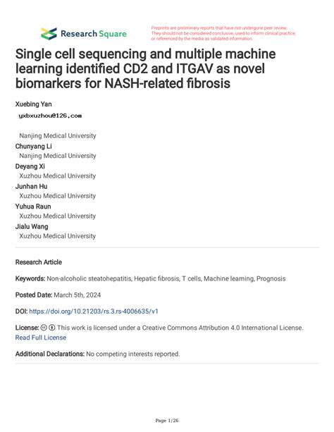 Pdf Single Cell Sequencing And Multiple Machine Learning Identified Cd2 And Itgav As Novel