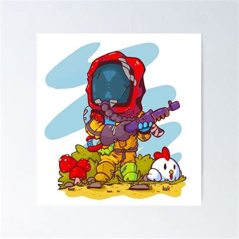 Rust Cute Hazmat Suit Poster For Sale By Gamersheaven Redbubble