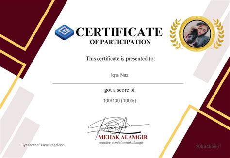 iqra naz on linkedin typescript coding giaic