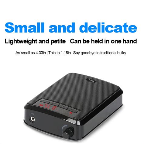 Biner V2便携式充电教室迷你音频扬声器扩音器耳麦教学导游 Buy 专业耳麦克风迷你麦克风教学教师麦克风课堂 Product On