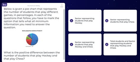 210numerical Abilitybelow Is Given A Pie Chart That Represents The Num