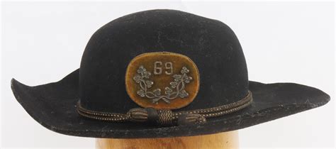 At Auction Civil War 69th Pa Infantry Regiment Slouch Hat