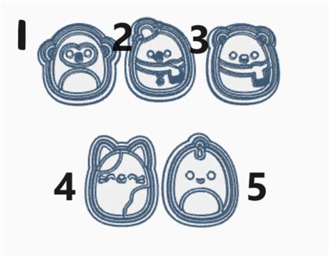 Squishy Characters The Sweet Cut