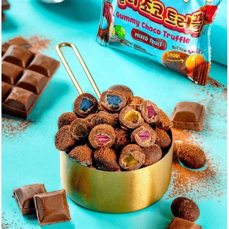 Jual Wonhae Gummy Choco Truffle Mixed Fruit Shopee Indonesia