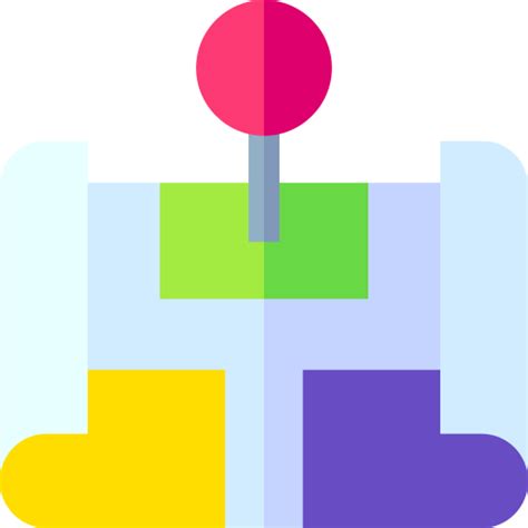 Map Basic Straight Flat Icon