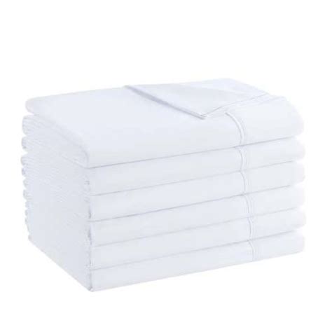 Host And Home Microfiber Flat Sheet Full White