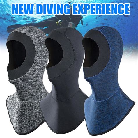 Neoprene Scuba Diving Hood 3mm Diving Cap Bib Dive Vicedeal