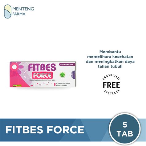 Fitbes Force 5 Kaplet Suplemen Daya Tahan Tubuh Apotek