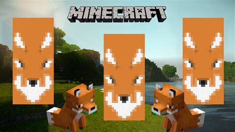 How To Make A Fox Banner In Minecraft Banner Tutorial Youtube