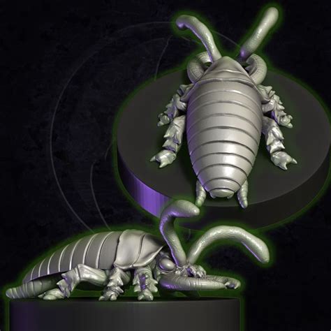 3d Printable Radioactive Roaches Post Apocalypse Insect Assortment By