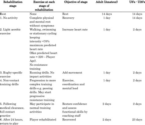 The Graduated Return To Play Grtp Protocol 80 Download
