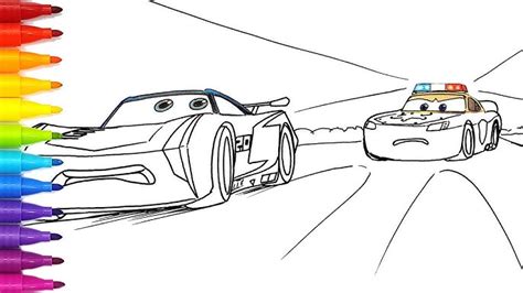 Lightning Mcqueen From Cars 3 2 Disney Coloring Pages
