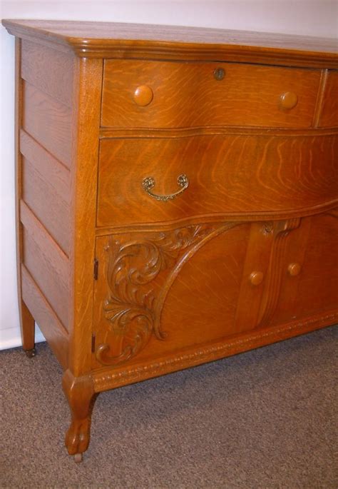 Quartersawn Oak Buffet Server Sold Salado Creek Antiques