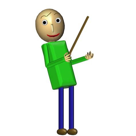 My Old Baldi Model Render1 By Halow365alt1 On Deviantart