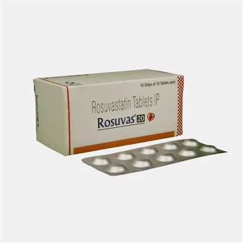 Rosuvas Rosuvastatin Tablets 5 Mg 10 Mg 20 Mg 40 Mg At Rs 290