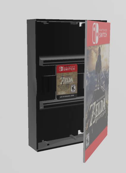 Obj File Nintendo Switch Game Holder For Cassette Case 📼・3d Printing Template To Download・cults