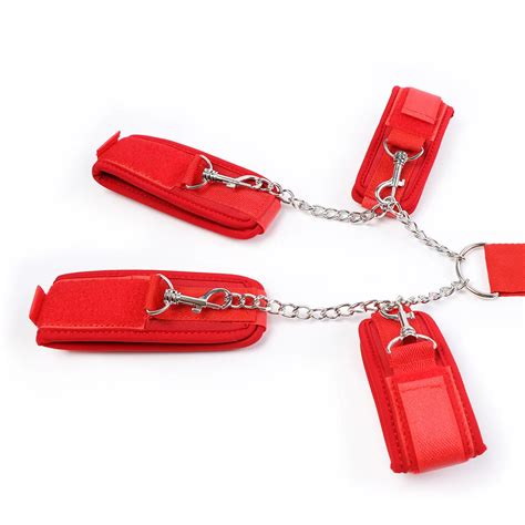 Slave Sex Toy Back Hand Cuffs Hand And Foot Buckles Adult Sex Products