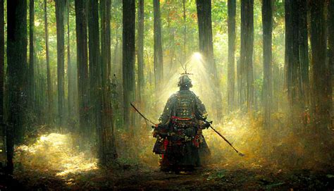 Samurai In Forest By Xnurb On Deviantart