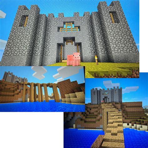 Awesome Medieval Castle I Made In Minecraft Beta 173 R