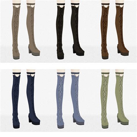 Knee High Boots Vroidテクスチャセット Ametestore Booth