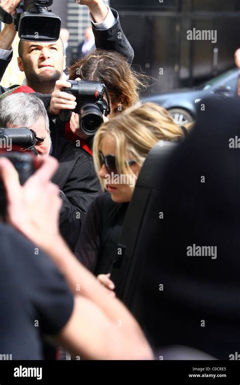 Sienna Miller Mobbed By Paparazzi Returns Home After Her Visit To The