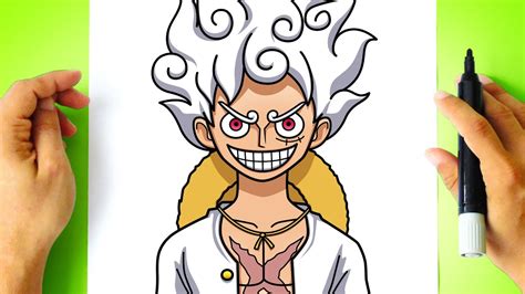 How To Draw Luffy Gear 5 One Piece Youtube