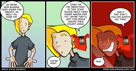 Strafe Fatboy Strafe A Video Games Comic Dueling Analogs