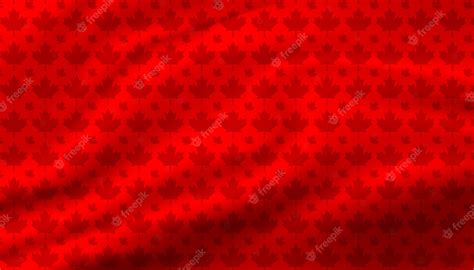 Premium Vector Canada Maple Leaf Pattern Background Template