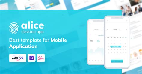 Alice Application HTML Website Template TemplateMonster