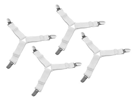 Fixadores De Lençóis De Cama 4 Peças De Comprimento Ajustáv Frete Grátis