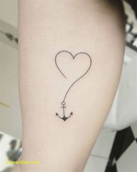 Heart With Anchor Tattoo