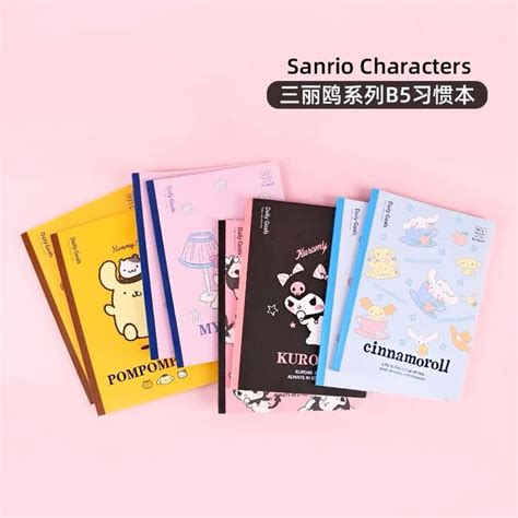 Sanrio Characters Notebook And Pensanrio Characters Notebook And Pensa