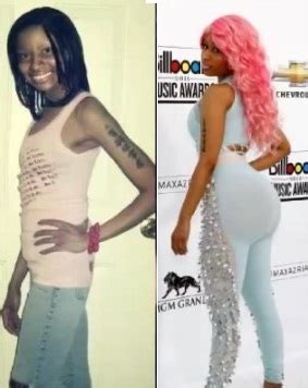 Nicki Minaj Before And After Full Body