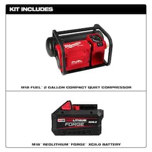 Milwaukee M18 Air Compressors The Home Depot