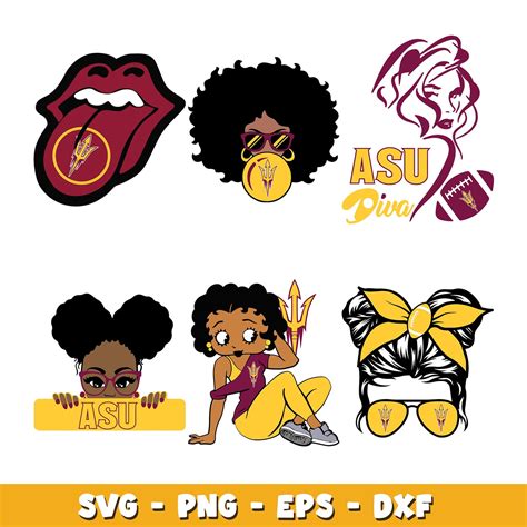 Arizona State Girl Bundle Svg Arizona State Logo Svg Ncaa Svg