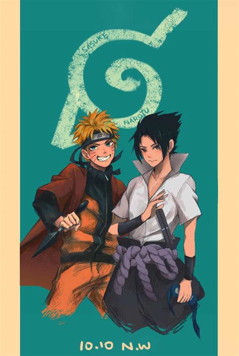 鸣佐 Narutoandsasuke N W 插畫 Art Street