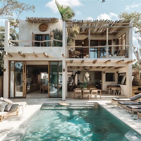 Luxury Villa With Swimming Pool Mexican Home Aesthetic Mexican Beach