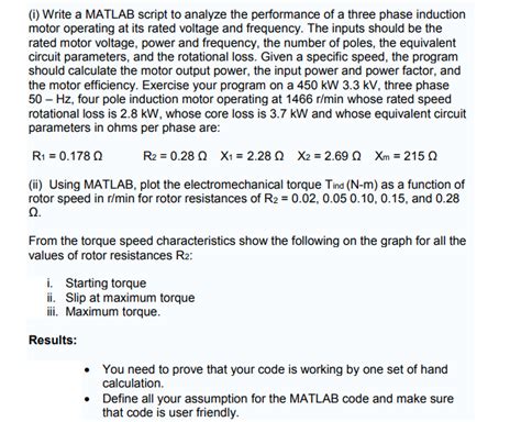 Solved I Write A Matlab Script To Analyze The Performance