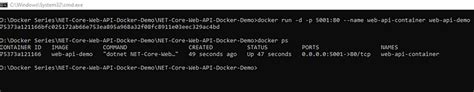 Containerization Of The Net Core 7 Web Api Using Docker