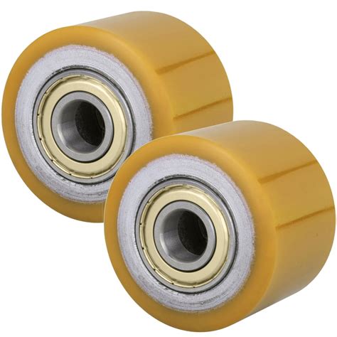 Roue Pour Transpalette Galet Polyuréthane 80x70 Mm 1 200 Kg Lot De 2