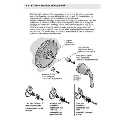 Kohler Shower Faucet Parts Diagrams