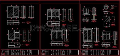 611 Detailed Cad Drawings Of Doors Windows For Download Free Cad Blocks Download Dwg Models