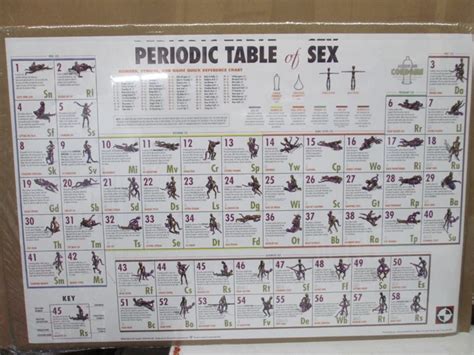 VINTAGE PERIODIC TABLE Of Sex Poster Funny Positions 16759 39 88 PicClick UK