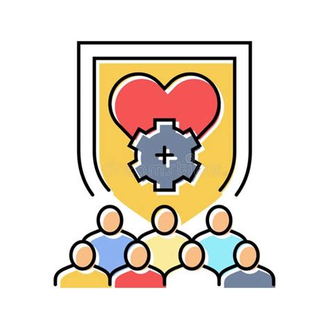 Workforce Planning Business Process Color Icon Vector Illustration