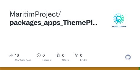 GitHub MaritimProject Packages Apps ThemePicker